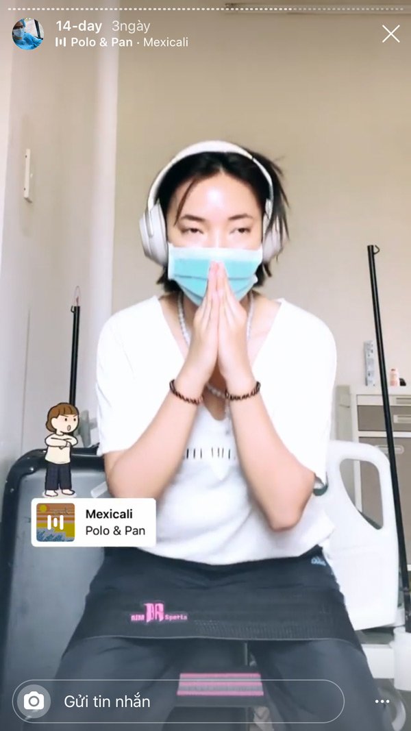 Nghiêm chỉnh cách ly, Châu Bùi vẫn sở hữu eo thon gọn nhờ chăm tập thể dục