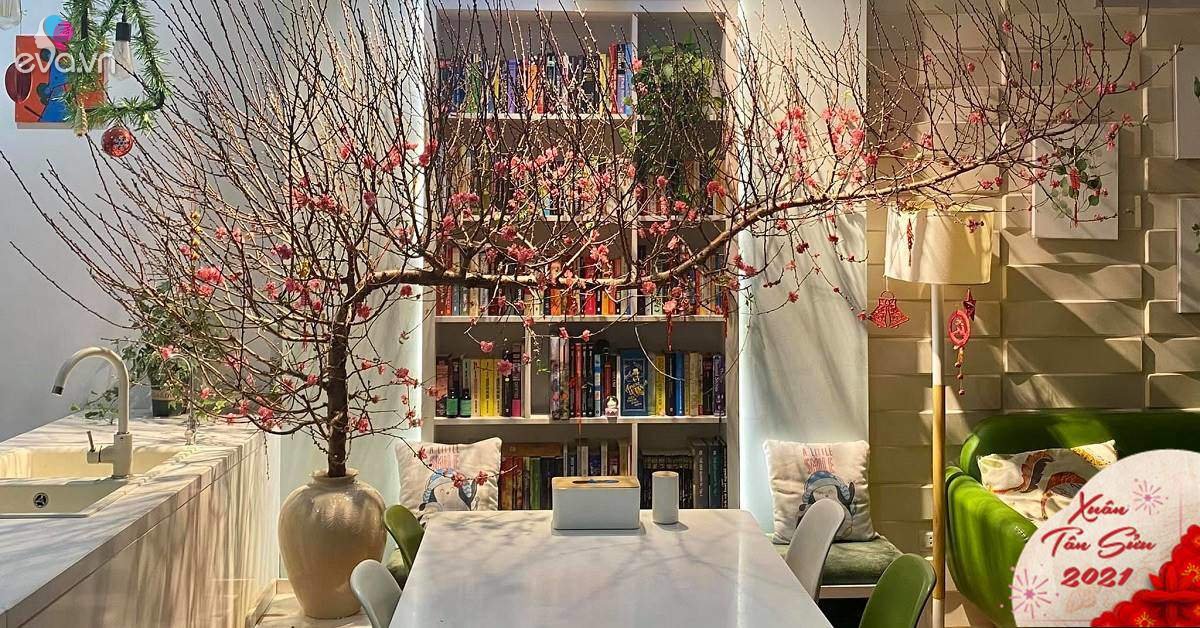 Chi tiền triệu săn đào huyền về chơi Tết, mẹ Việt tiết lộ cách cắm không lo đổ gục