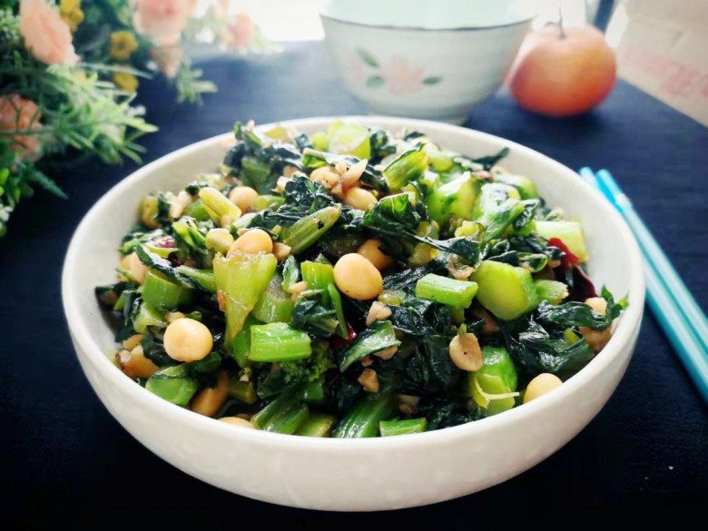 Rau cải xào hạt này vừa rẻ lại ngon bùi, bảo vệ gan, tốt cho mắt, nhuận ...