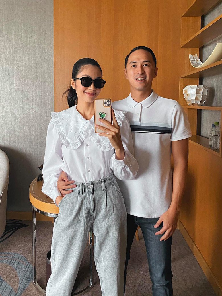 Mừng sinh nhật chồng, Tăng Thanh Hà chơi trội với bộ váy xẻ ngực sâu, quyến rũ chưa từng thấy