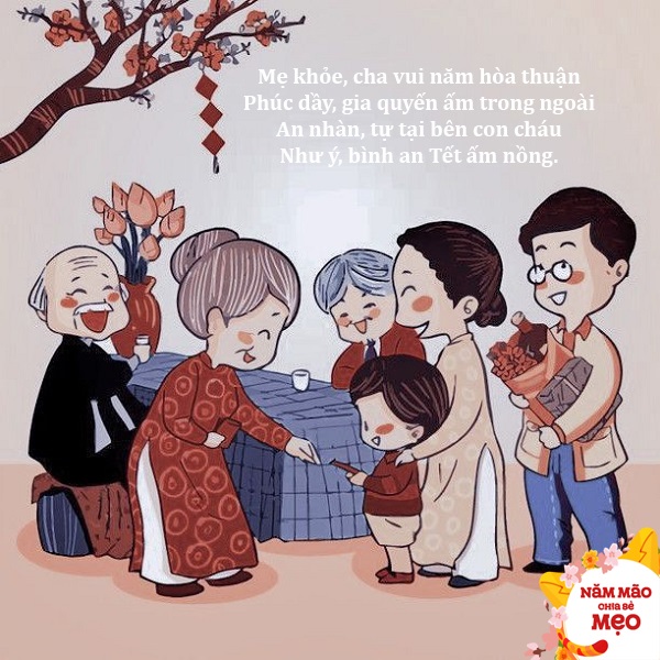 10 Câu Chúc Tết đáng Yêu Dễ Thuộc Mẹ Dạy Con đi Chúc Tết Họ Hàng đầu Năm Mới