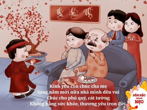 10 Câu Chúc Tết đáng Yêu Dễ Thuộc Mẹ Dạy Con đi Chúc Tết Họ Hàng đầu Năm Mới