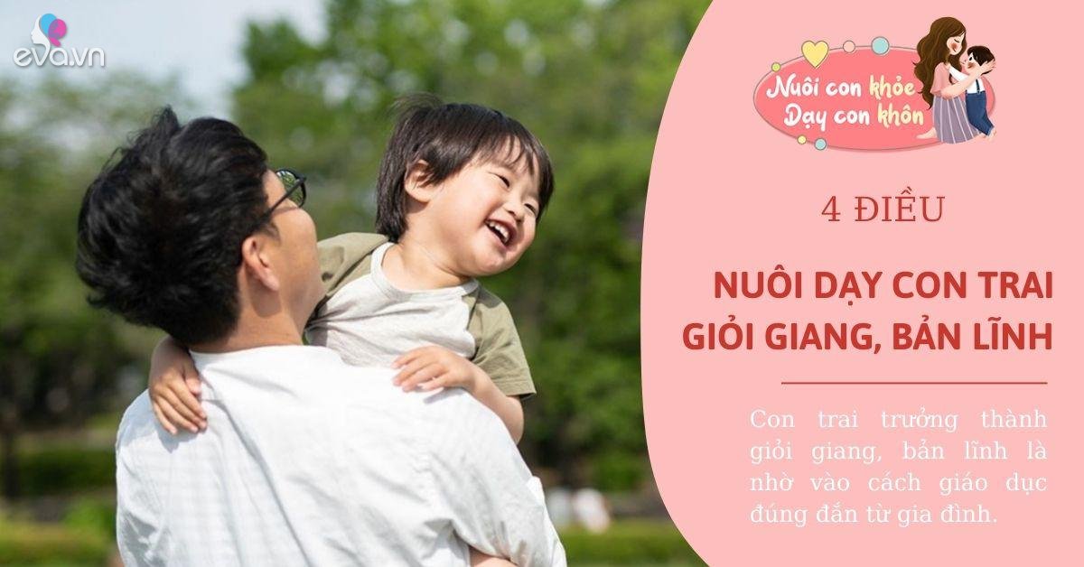 Trước 6 Tuổi Mẹ Dạy Con Trai 4 điểm Mấu Chốt Này Con Tự Tin Trở Thành Trụ Cột Gia đình” Trong