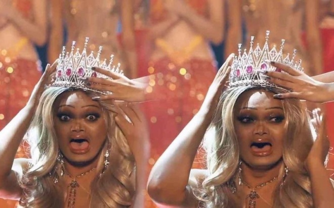 Nhan sắc "lệch chuẩn” tựa Happy Polla của tân Hoa hậu nhưng vẫn ăn đứt ...