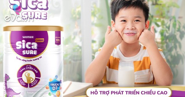 Sica Sure Canxi cùng con tự tin cao lớn mỗi ngày