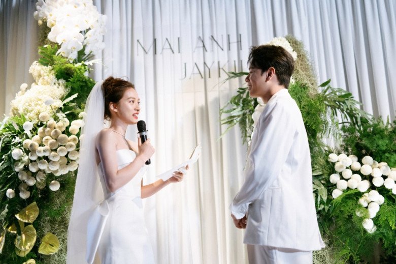 Những khoảnh khắc xúc động trong đám cưới của Jaykii - Trương Hoàng Mai Anh sau khi có con chung