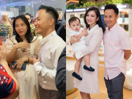 Rapper Tiến Đạt dẫn vợ bầu 8 tháng dự sự kiện, nhan sắc không son phấn ...
