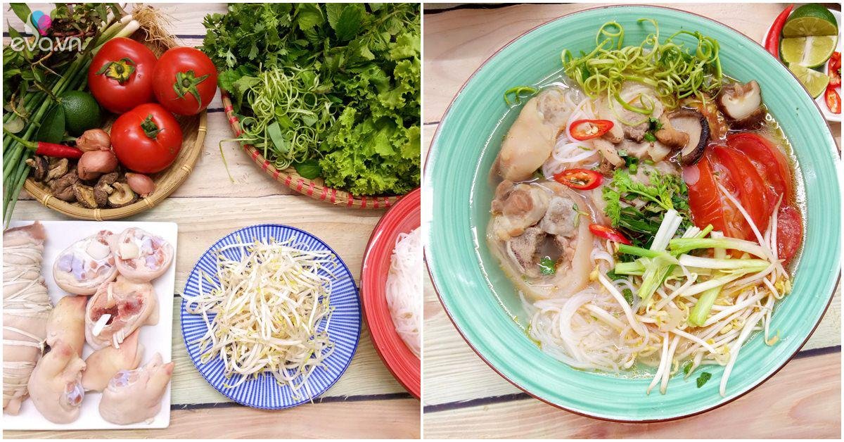 Cách nấu bún giò heo thơm ngon đậm đà, chuẩn vị Huế đơn giản