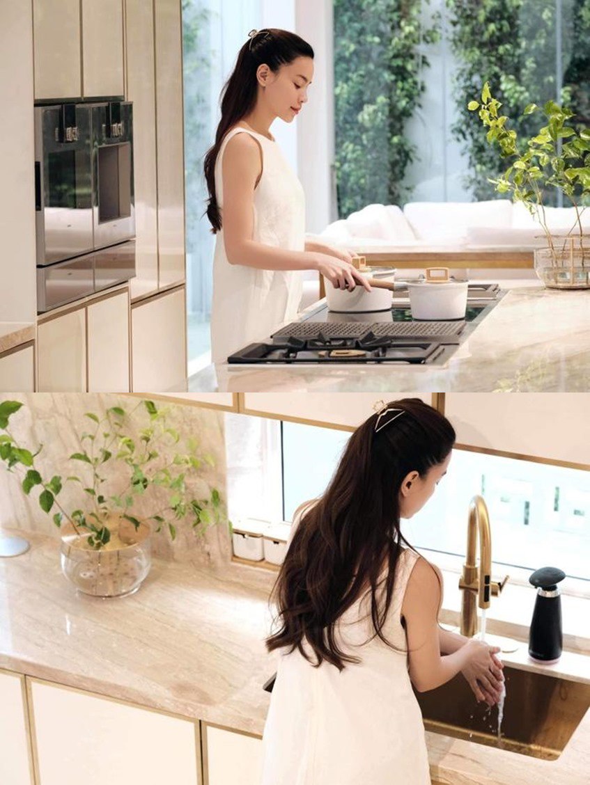 Khi sao vào bếp mùa giãn cách, người đóng bộ kín bưng, người chỉ chờ để hở