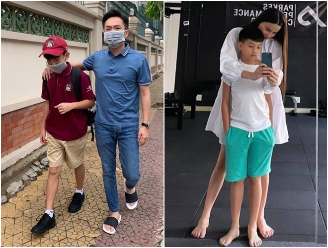 Bằng Kiều chiều cao khiêm tốn 1m65, con 15 tuổi đã cao 1m8, vợ cũ nói ...