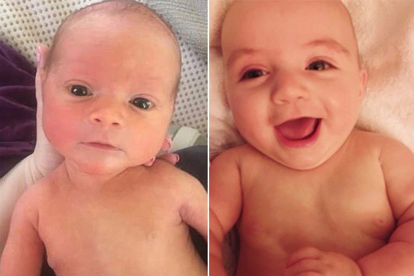 Chị em song sinh cưới anh em sinh đôi rồi cùng đẻ con, diện mạo hai bé ...