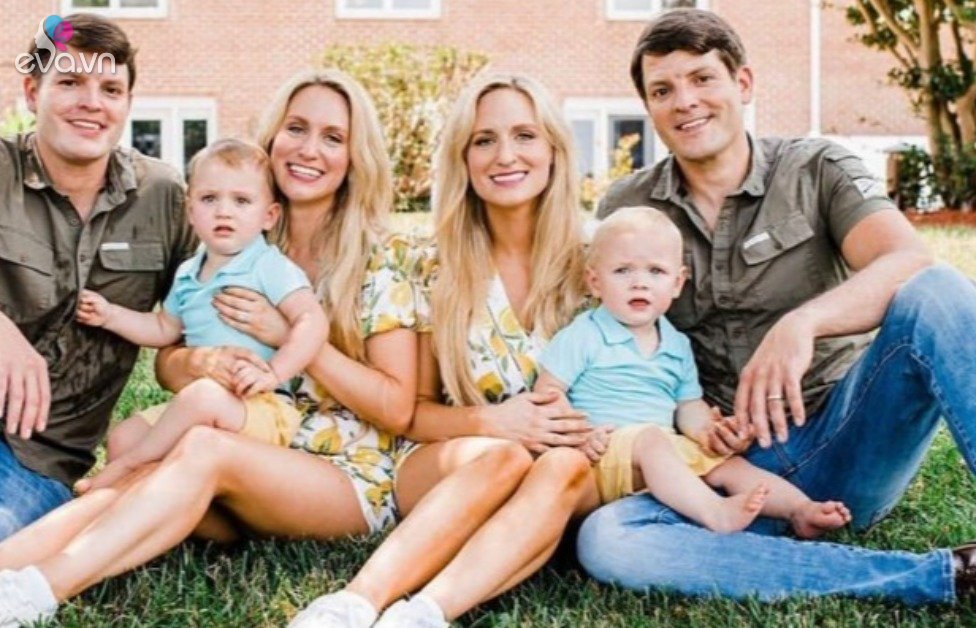 Chị em song sinh cưới anh em sinh đôi rồi cùng đẻ con, diện mạo hai bé ...