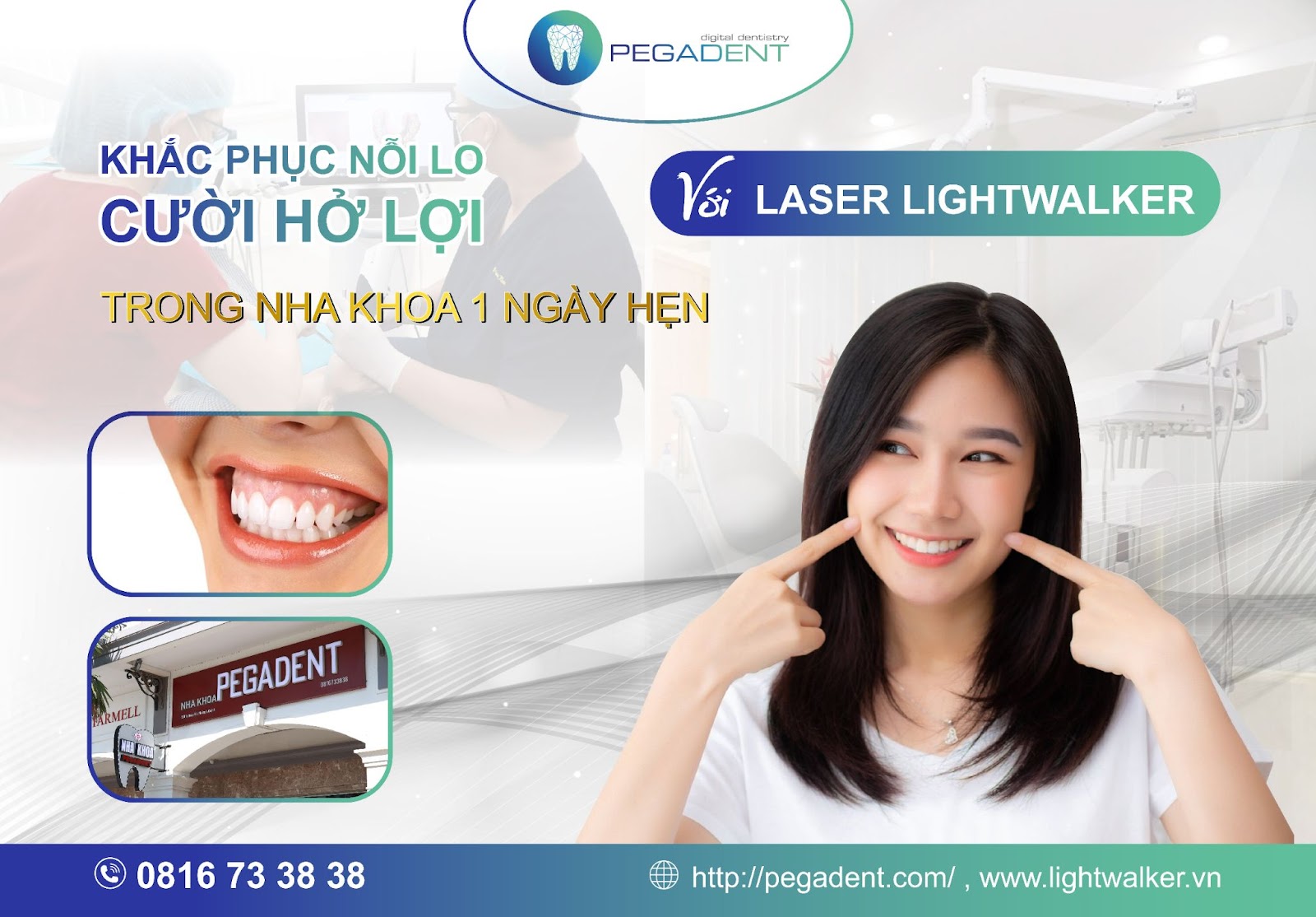 Khắc phục nỗi lo cười hở lợi với Laser Lightwalker trong nha khoa 1 ...
