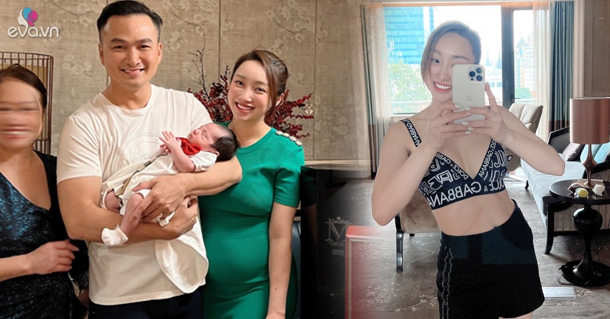 Vợ Chi Bảo khoe trình về dáng sau sinh: Giảm 18kg trong 2 tháng