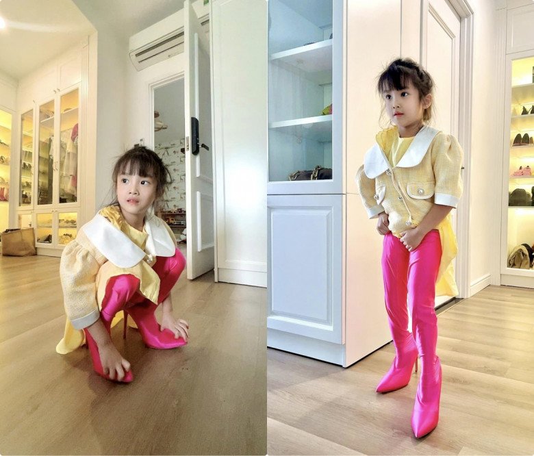 Con gái giống hệt chồng cũ của Diệp Lâm Anh nay lớn phổng, ăn mặc đồng điệu với mẹ đi sự kiện