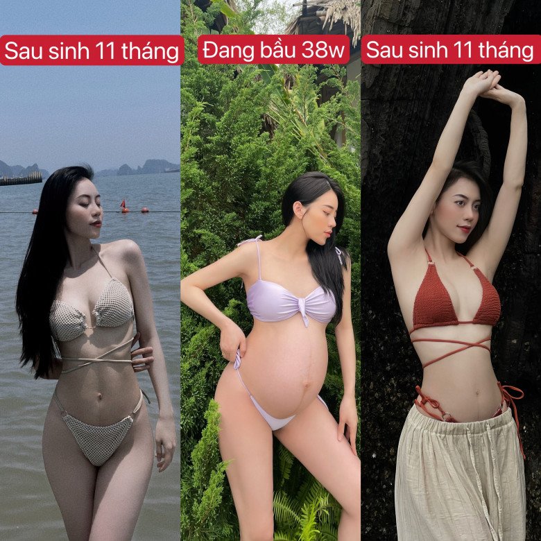 Mẹ bỉm từng trầm cảm vì cơ thể bèo nhèo, giờ giảm 17kg về dáng như thiếu nữ nhờ cho con bú