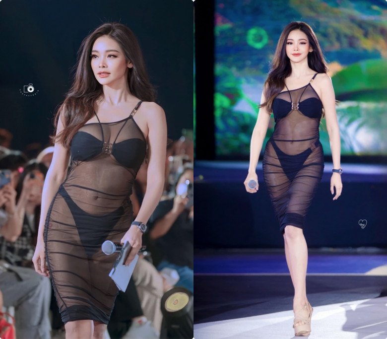 Không nhận ra Hoa hậu Hòa bình đẹp nhất Thái Lan: Mặc váy Quỳnh Búp Bê qua đường ngỡ mang bầu