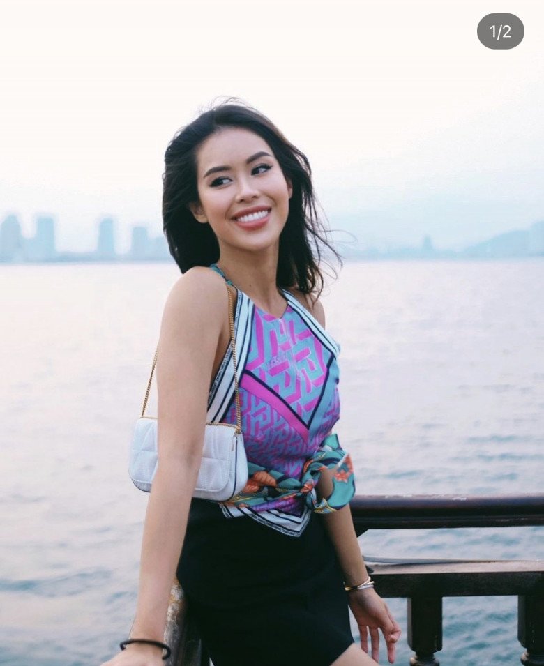 Con gái Vua hàng hiệu Việt lộ ảnh cũ, tóc xù đen nhẻm khác xa bây giờ