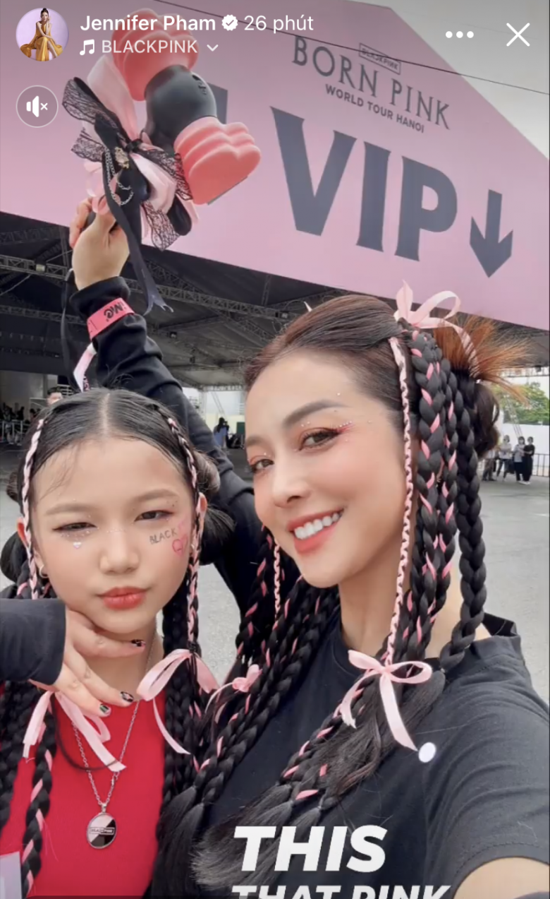 Con gái Jennifer Phạm đi xem BLACKPINK xinh như thiếu nữ, trang điểm ...