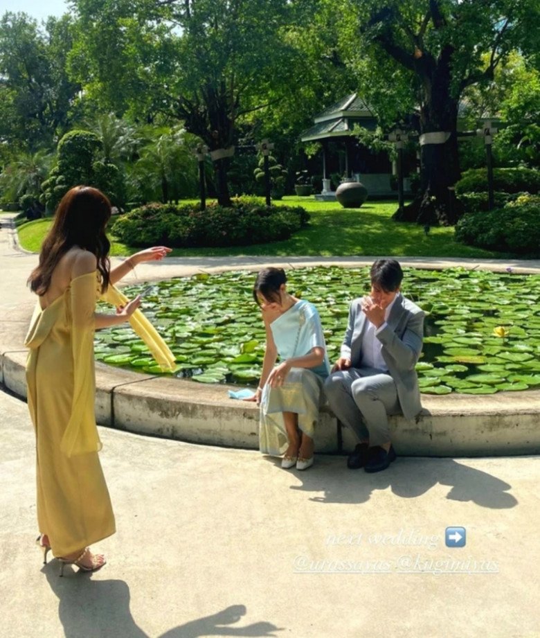 Đi đám cưới bạn thân, cặp đôi Nadech - Yaya đánh cắp sự chú ý, nổi hơn cả cô dâu chú rể