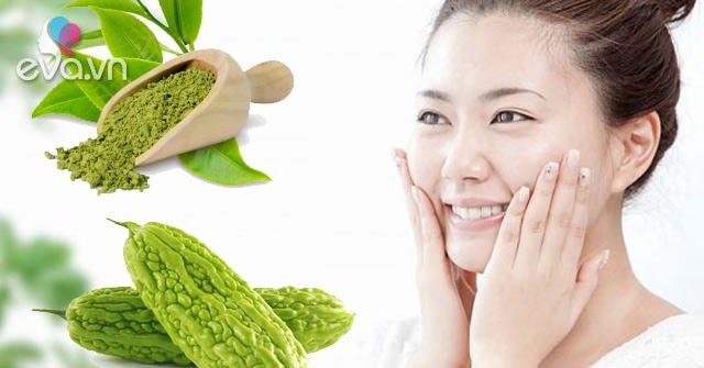 5 phút detox cho da bằng công thức kết hợp matcha và khổ qua