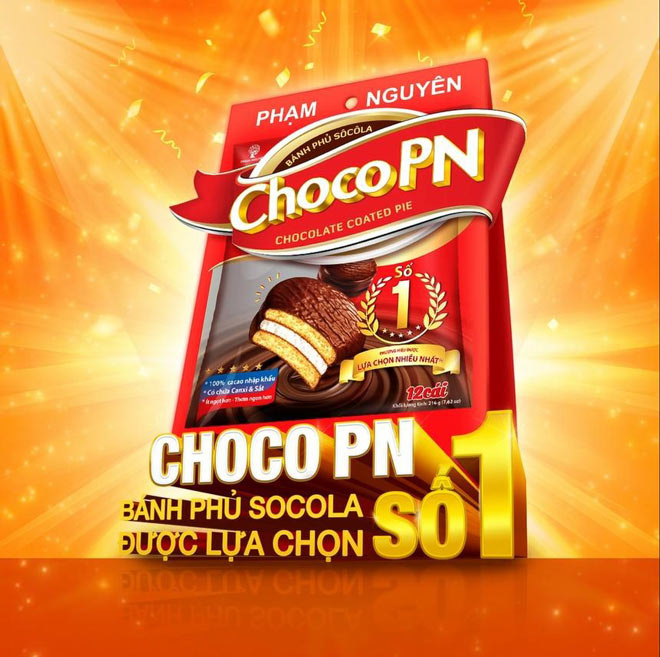 Tăng cường bổ sung dưỡng chất cho con qua bánh phủ sôcôla Choco PN