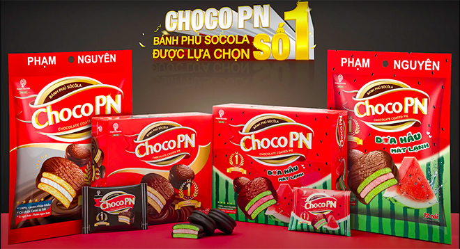 Choco PN - Chiếc bánh phủ socola bố mẹ mua con thích, ăn nhẹ ngon miễn bàn