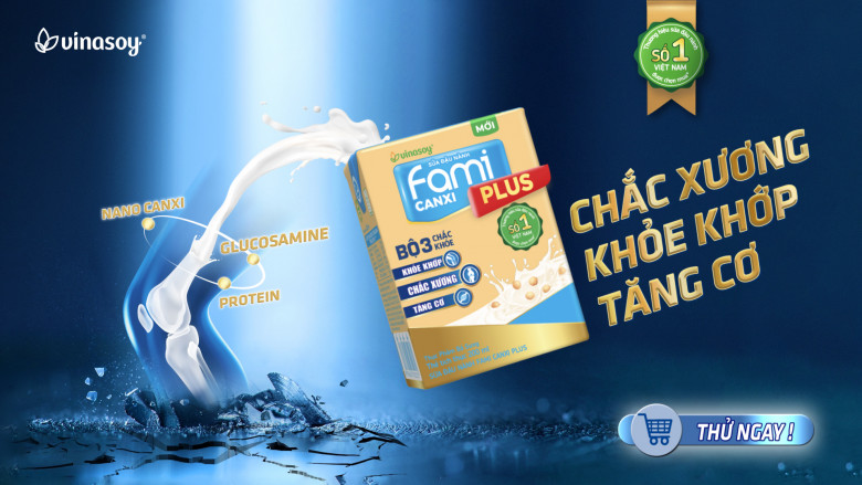 Fami Canxi Plus - Công thức hoàn hảo chăm sóc sức khỏe cơ - xương - khớp