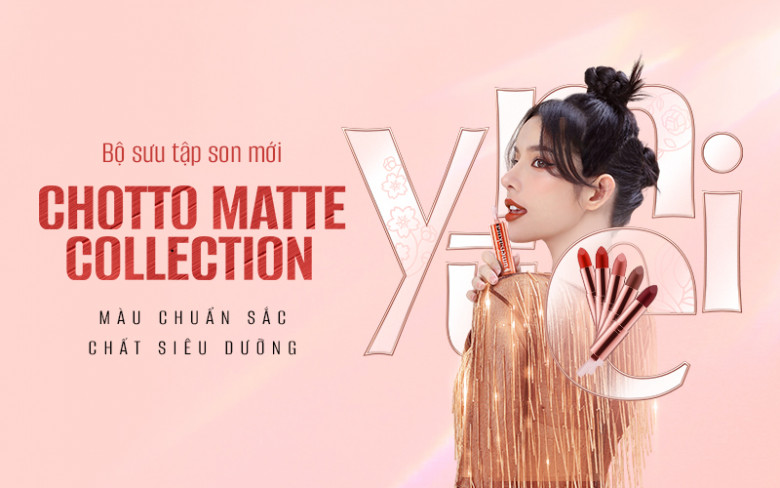 Ca sĩ LyLy bắt tay Yumeisakura ra mắt BST son Chotto Matte trong MV mới