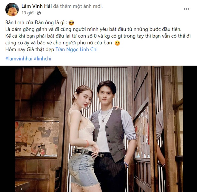 Lâm Vinh Hải khoe bản lĩnh đàn ông, nịnh vợ mới Linh Chi hậu ồn ào quên sinh nhật con gái ruột