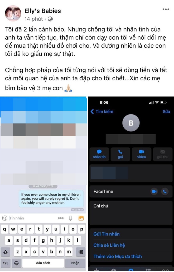 Elly Trần công khai danh tính tiểu tam, cho biết bị ép phải để Cadie và ...