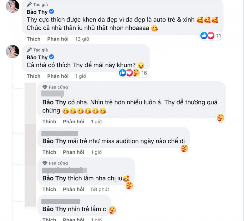 Đây là kiểu tóc mái "ăn gian” tuổi nổi nhất mùa Tết, gái 1 con Bảo Thy vừa cắt được khen trẻ mãi ...