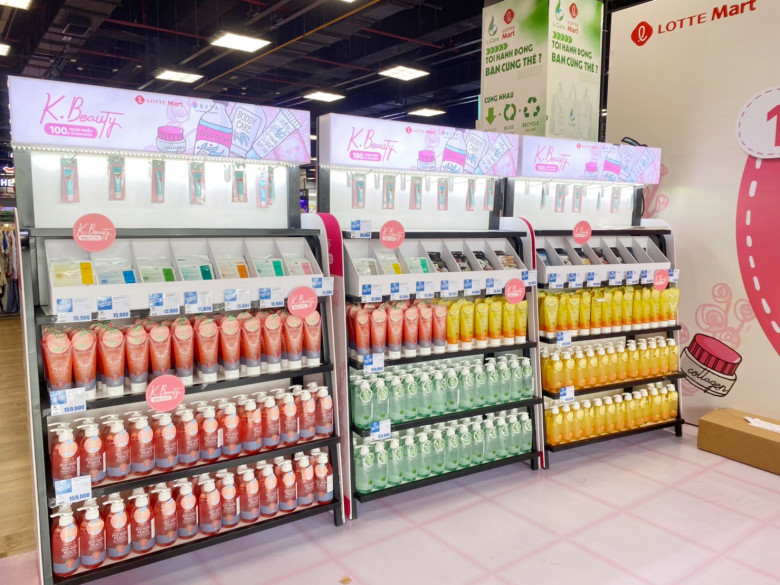 LOTTE Mart "trình làng” khu vực chuyên cung cấp mỹ phẩm 100% Hàn Quốc