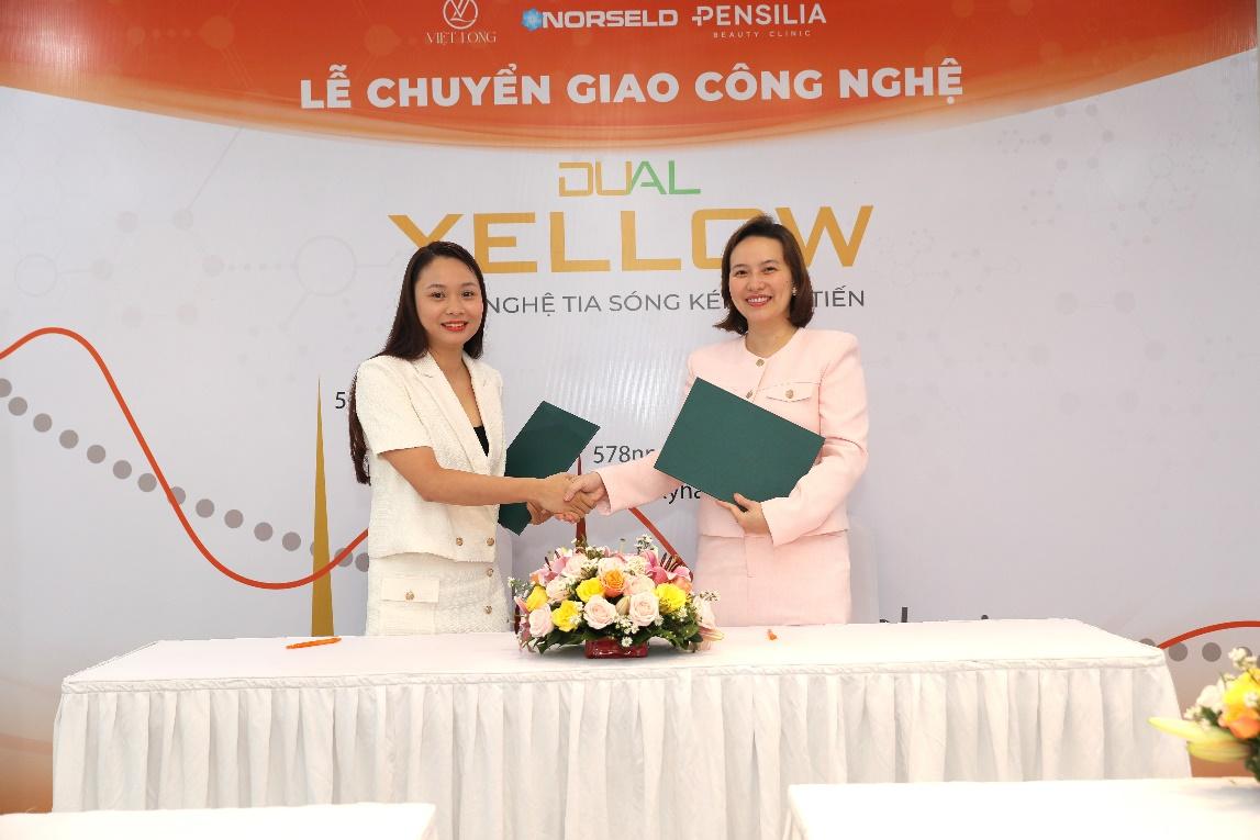 Pensilia Beauty Clinic ký kết chuyển giao công nghệ Dual Yellow Laser ...