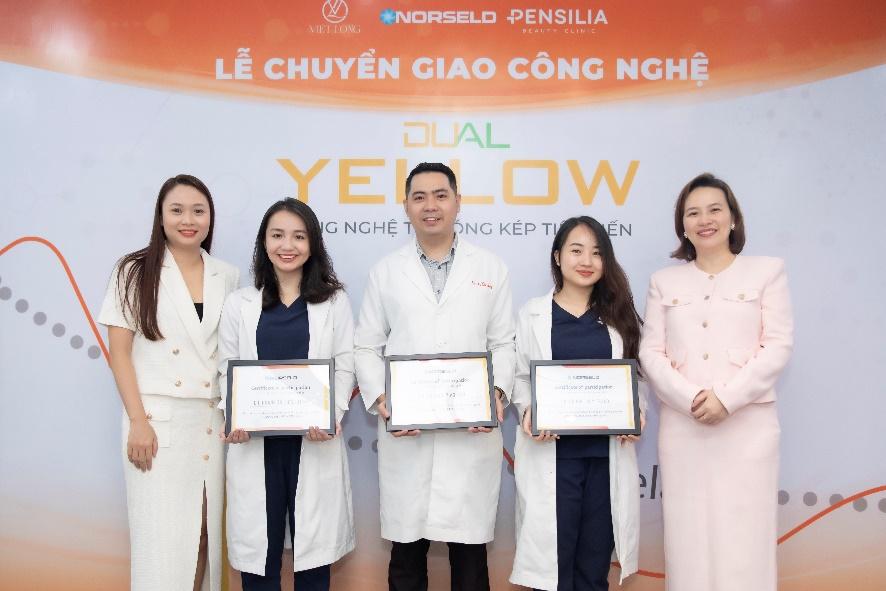 Pensilia Beauty Clinic ký kết chuyển giao công nghệ Dual Yellow Laser ...